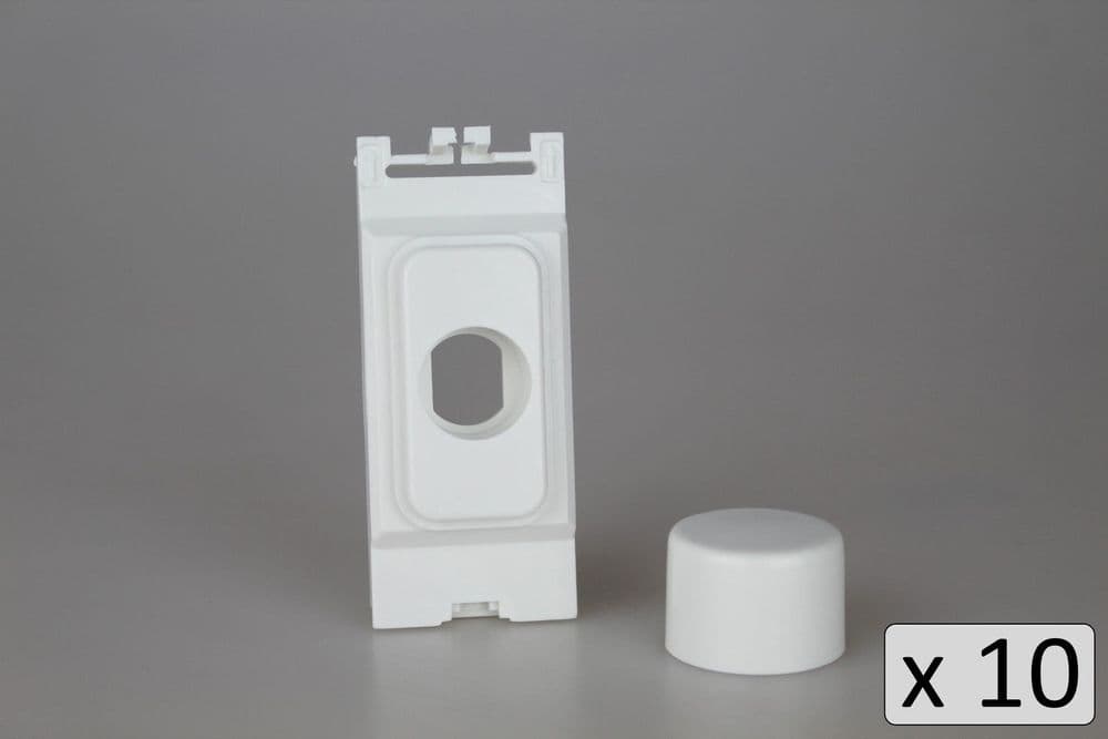 Varilight GAW HA Multi-Grid White Dimmer Grid Adaptors Hager 10-pack
