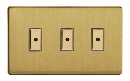 Varilight Screwless Brushed Brass