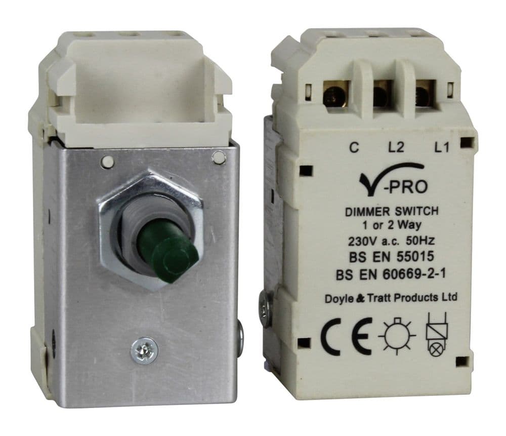 Varilight MJP300 Dimmer Module 2-Way Push-On/Off LED Dimmer 0-300W V-Pro