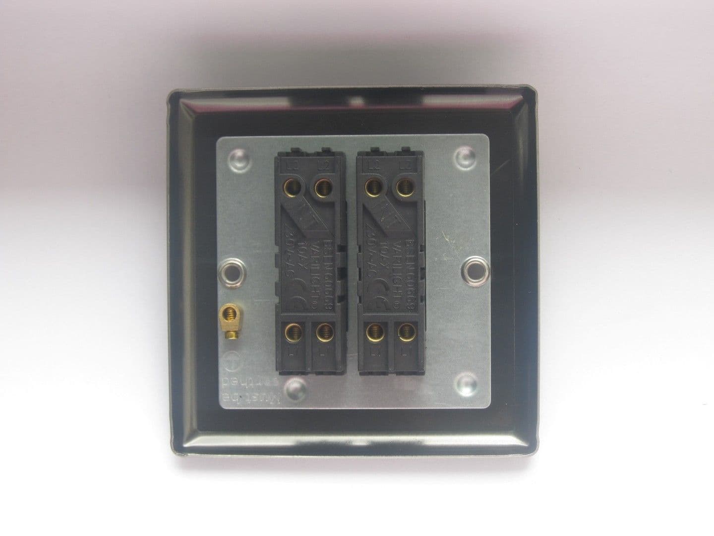 Varilight XBT77 Classic Brushed Brass 2 Gang 10A Intermediate Toggle ...