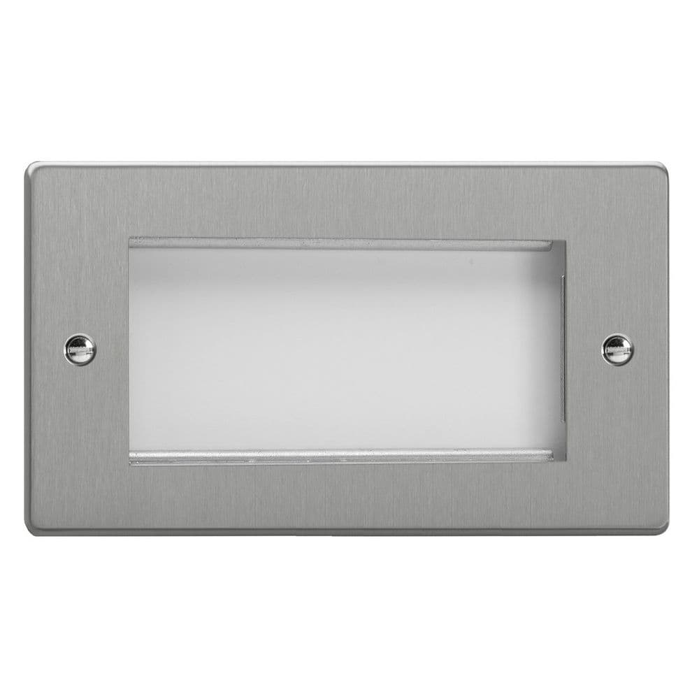 Varilight XDEG4 BS Essential Brushed Steel DataGrid Twin Plate 4 Grid ...