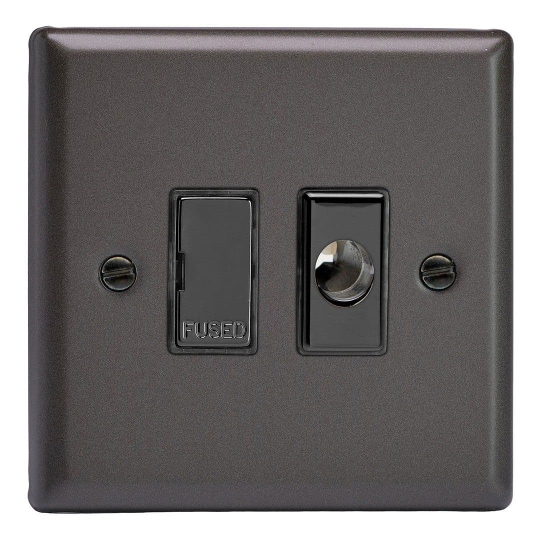 Varilight XP6UFOD Classic Graphite 21 1 Gang 13A Unswitched Fused Spur ...