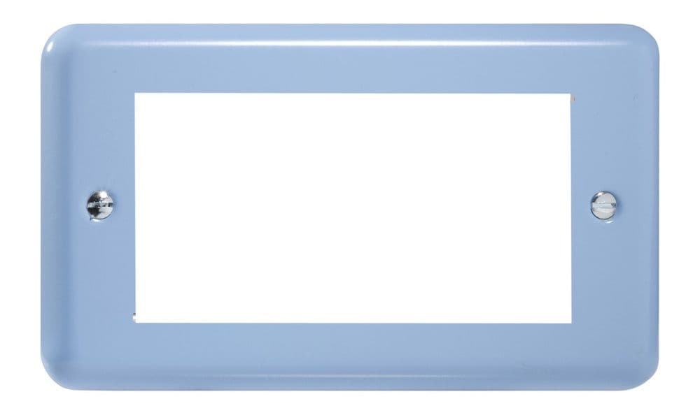 Varilight XYG4 DB Lily Pastel Duck Egg Blue DataGrid Twin Plate 4 ...