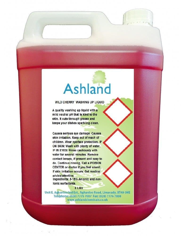 Wild Cherry Washing Up Liquid 5L