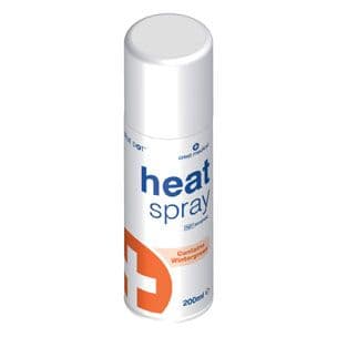 Heat spray 200ml sports injury first aid spray can from gloves4less.co.uk.