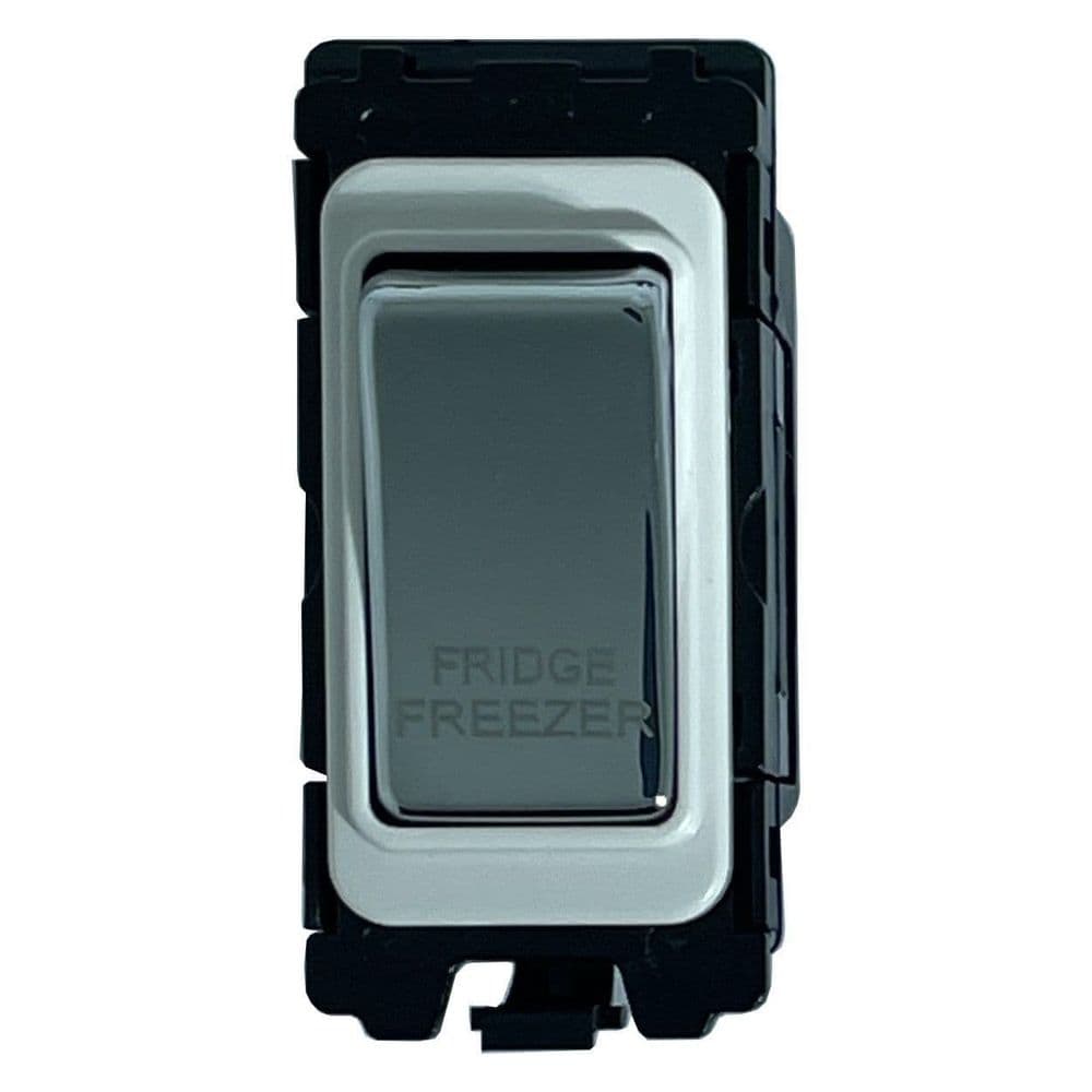 G&H G-576PC-FF Polished Chrome Grid Module 20A Double Pole Fridge ...