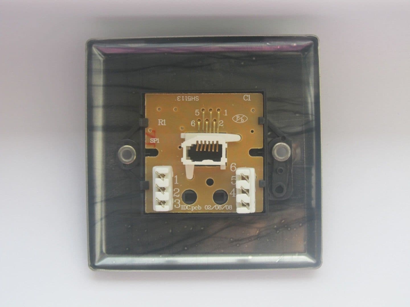 Varilight XBTSW Classic Brushed Brass 1 Gang Telephone Slave Extension ...