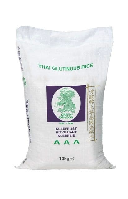 10KG Thai Glutinous Rice (Sticky Rice) by Green Dragon | Buy Online at ...