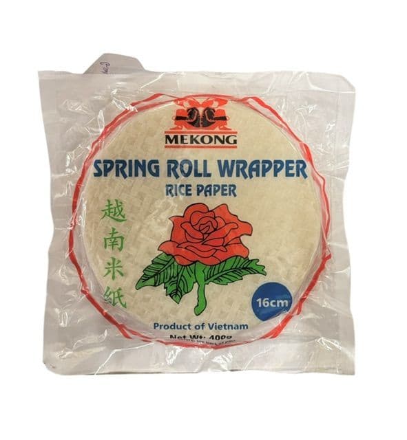 Spring Roll Wrappers (Rice Paper) (16cm) | Buy Online at The Asian Cookshop