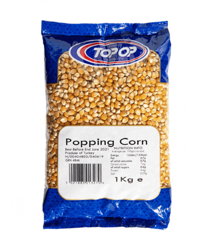 1KG Popcorn Maize (Popping Corn) | Buy Online at the Asian Cookshop