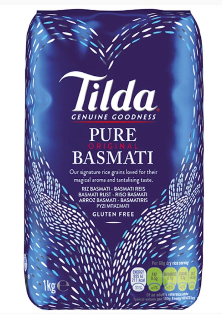 Tilda Basmati Rice 1Kg | Buy Online at The Asian Cookshop