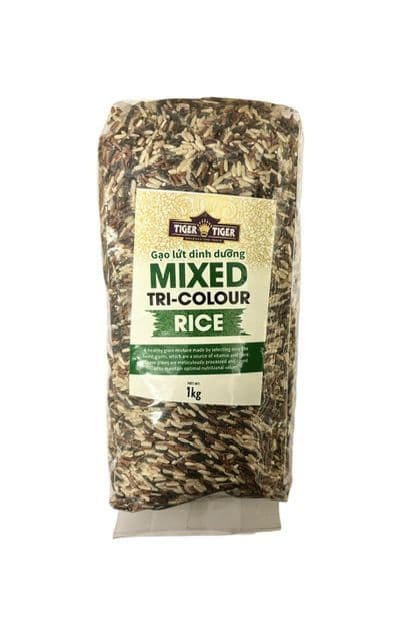 1KG Tri-Colour Mixed Rice by Tiger Tiger | Buy Online at The Asian ...