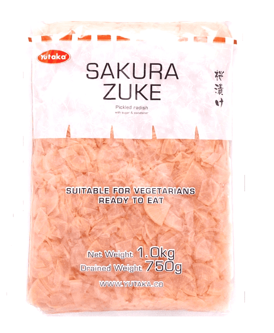 BULK 1KG Sakurazuke (Pickled Daikon Mooli Radish) | Buy Online at the ...