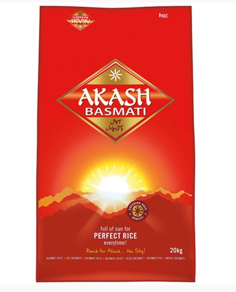 Akash Basmati Rice 20KG | Buy Online at the Asian Cookshop