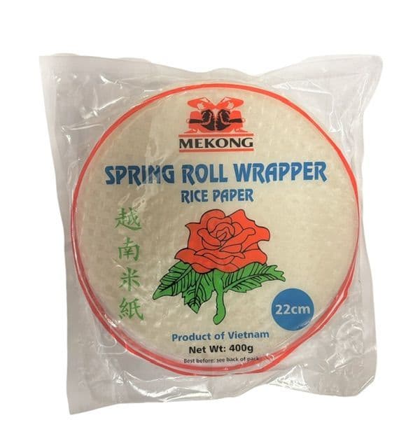 Spring Roll Wrappers (Rice Paper) (22cm) | Buy Online at The Asian Cookshop