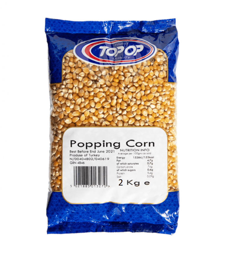 2KG Popcorn Maize (Popping Corn Kernels) | Buy Online at the Asian Cookshop
