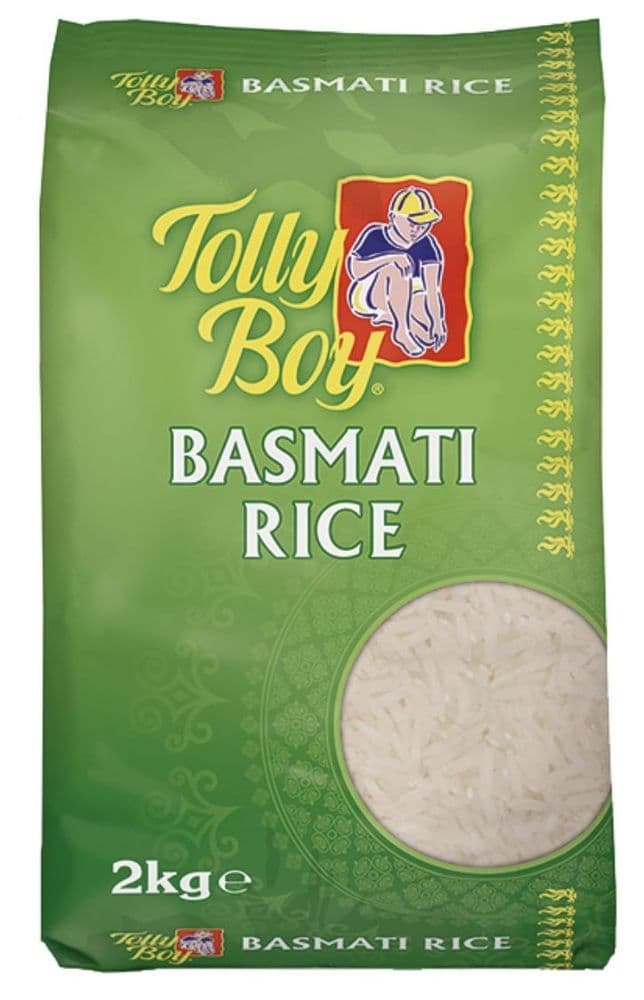 Tolly Boy Basmati Rice 2KG | Buy Online at the Asian Cookshop