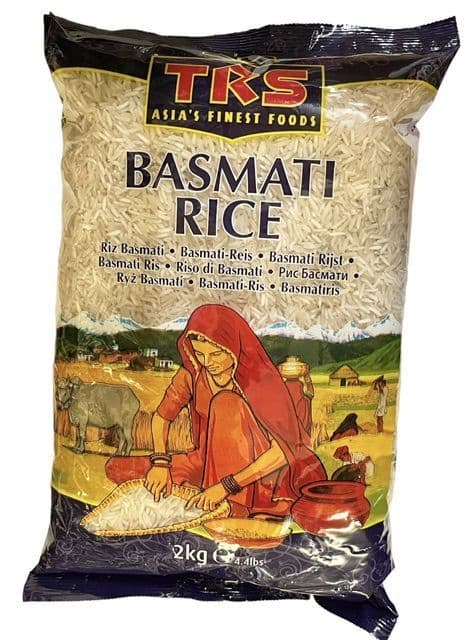 2KG TRS Basmati Rice | Buy Online at The Asian Cookshop.