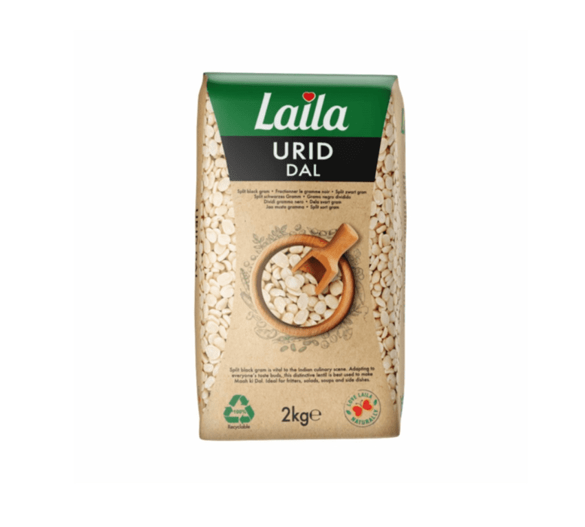 Urad Dal (Urid Dal) (Peeled, Split Black Lentil) 2KG | Buy Online at ...