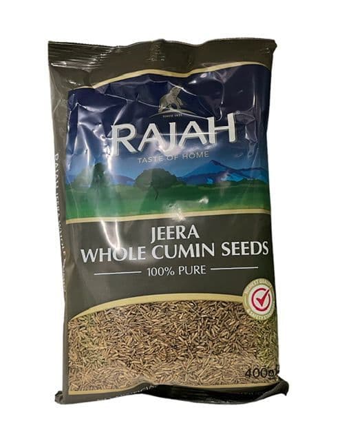 400g Rajah Cumin Seeds (Jeera, Cummin) | Buy Online at the Asian Cookshop