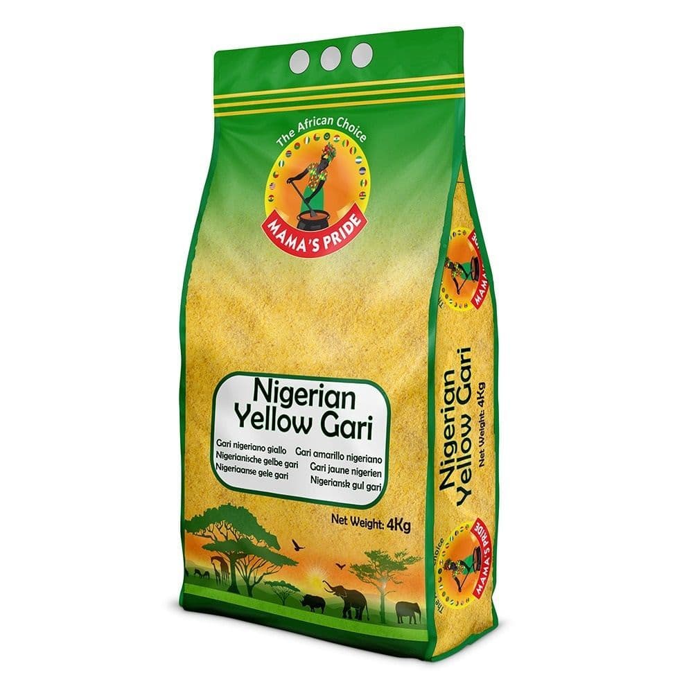 4KG Nigerian Yellow Gari by Mama Pride | Buy Online at the Asian Cookshop