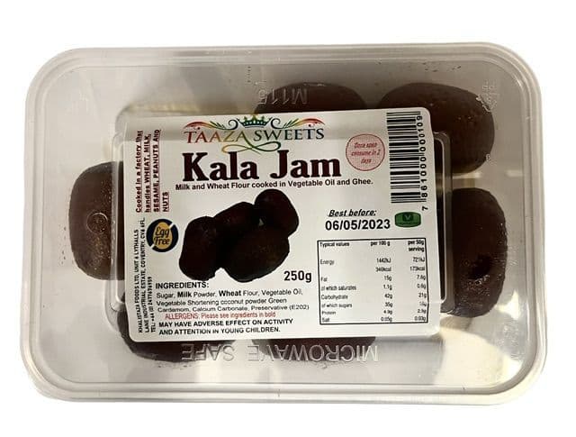 Kala Jam by Taaza Sweets | Buy Online at The Asian Cookshop.