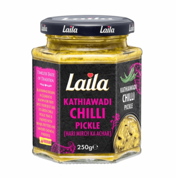 Laila Chilli Pickle (Kathiawadi Achar) | Buy Online at the Asian Cookshop