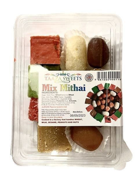 Mixed Mithai Selection by Taaza Sweets | Buy Online at The Asian Cookshop.