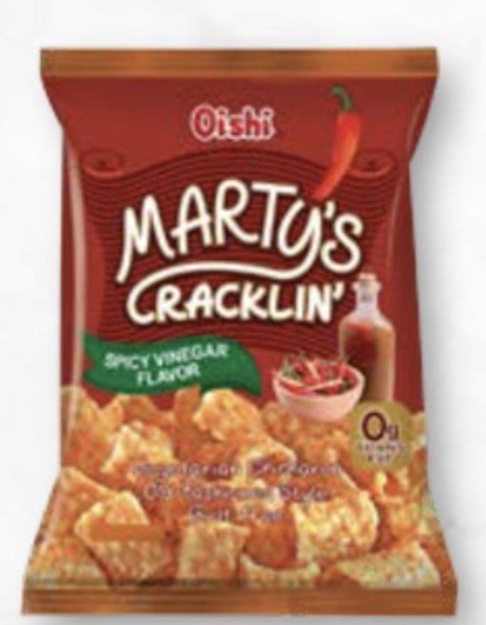 Oishi Marty's Crackling Spicy Vinegar Flavour | Buy Online at the Asian Cookshop