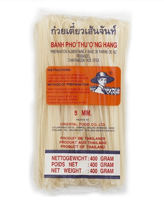Pad Thai Noodles (Medium 5mm Flat Rice Stick) | Buy Online at the Asian ...