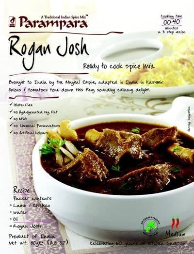 Parampara Rogan Josh Mix | Buy Online at the Asian Cookshop