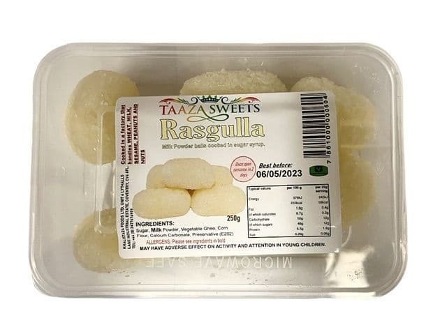 Rasgulla by Taaza Sweets | Buy Online at The Asian Cookshop.