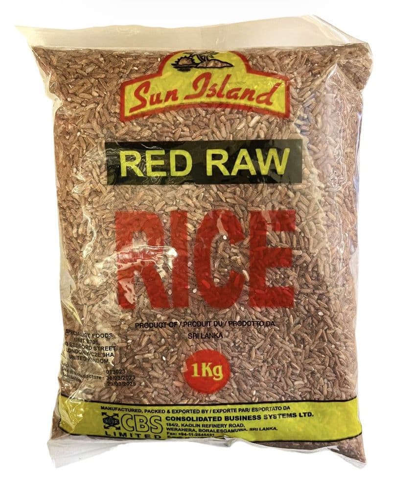 Red Raw Rice 1kg | Buy Online at the Asian Cookshop