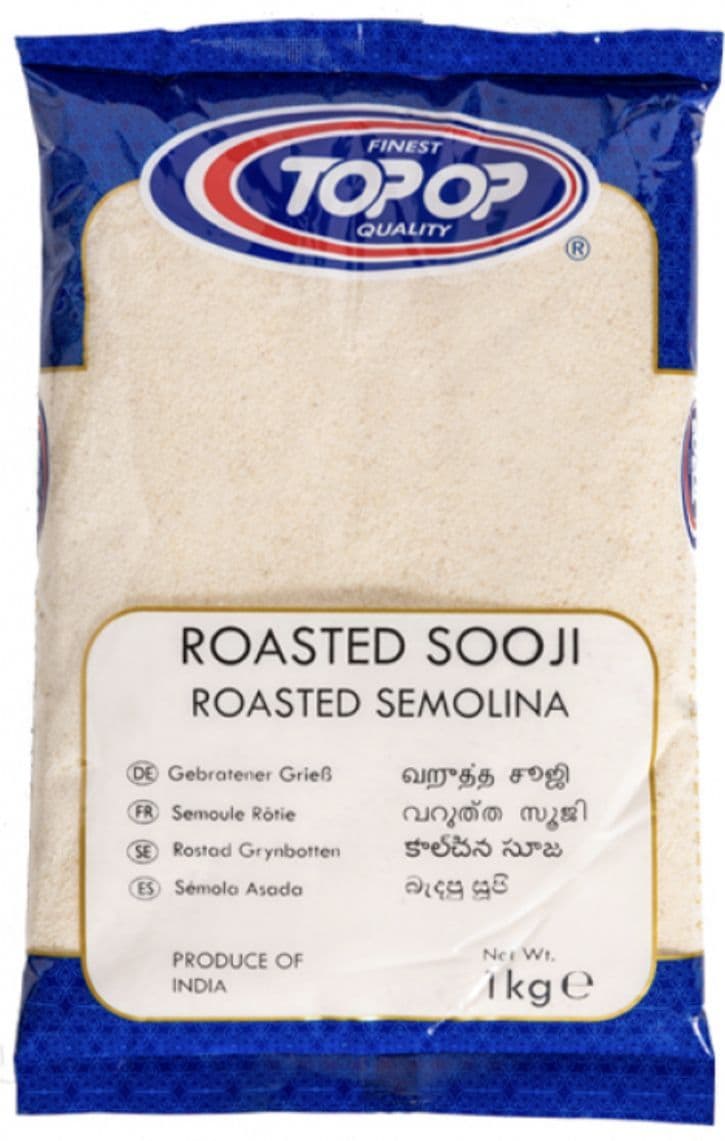 Roasted Indian Sooji (Semolina) 1KG - Buy Online at the Asian Cookshop