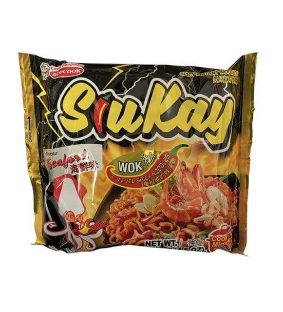 Siu Kay Seafood Flavour Extra Hot (Level 7 Spicy) Instant Noodles | Buy ...