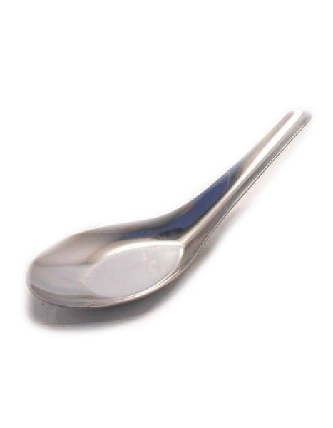 Stainless Steel Oriental Rice/Soup Spoon | Buy Online at the Asian Cookshop