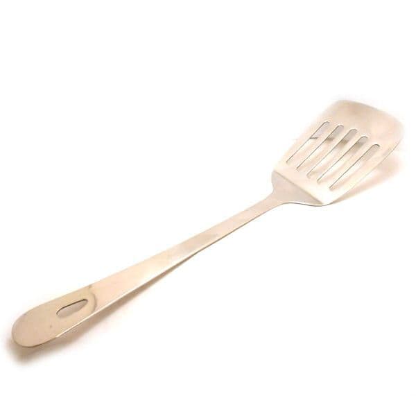 Stainless Steel Slotted Turner | Buy Online at the Asian Cookshop