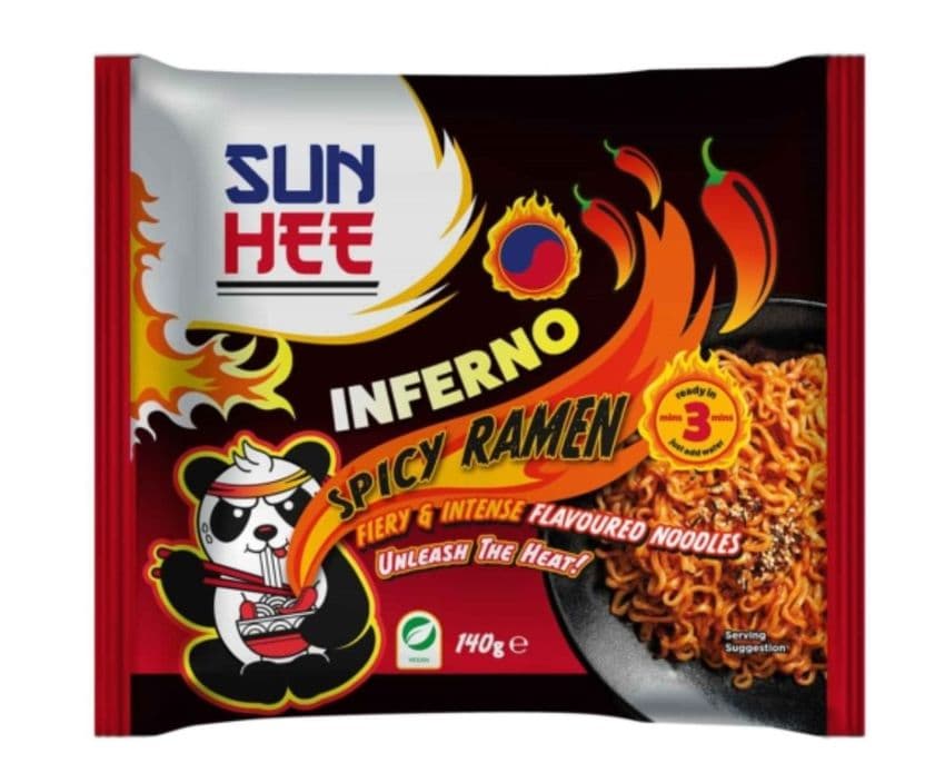 Sun Hee Inferno Spicy Ramen (Fiery Korean Instant Noodles) | Buy Online ...