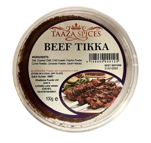 Beef Tikka Seasoning | Buy Online at the Asian Cookshop