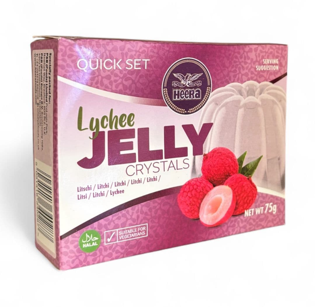 Vegetarian Lychee Jelly Crystals By Heera | Buy Online at the Asian ...