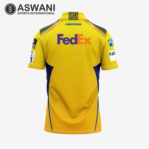 Chennai Super Kings Match Jersey CSK Mens Player Edition Shirt Tata IPL ...