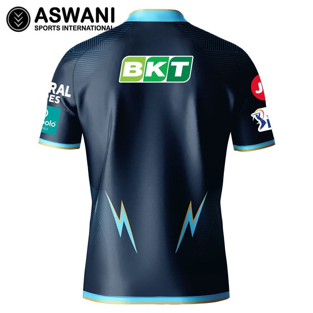 Gujarat Titans Match Jersey GT Mens Player Edition Shirt Tata IPL 2022