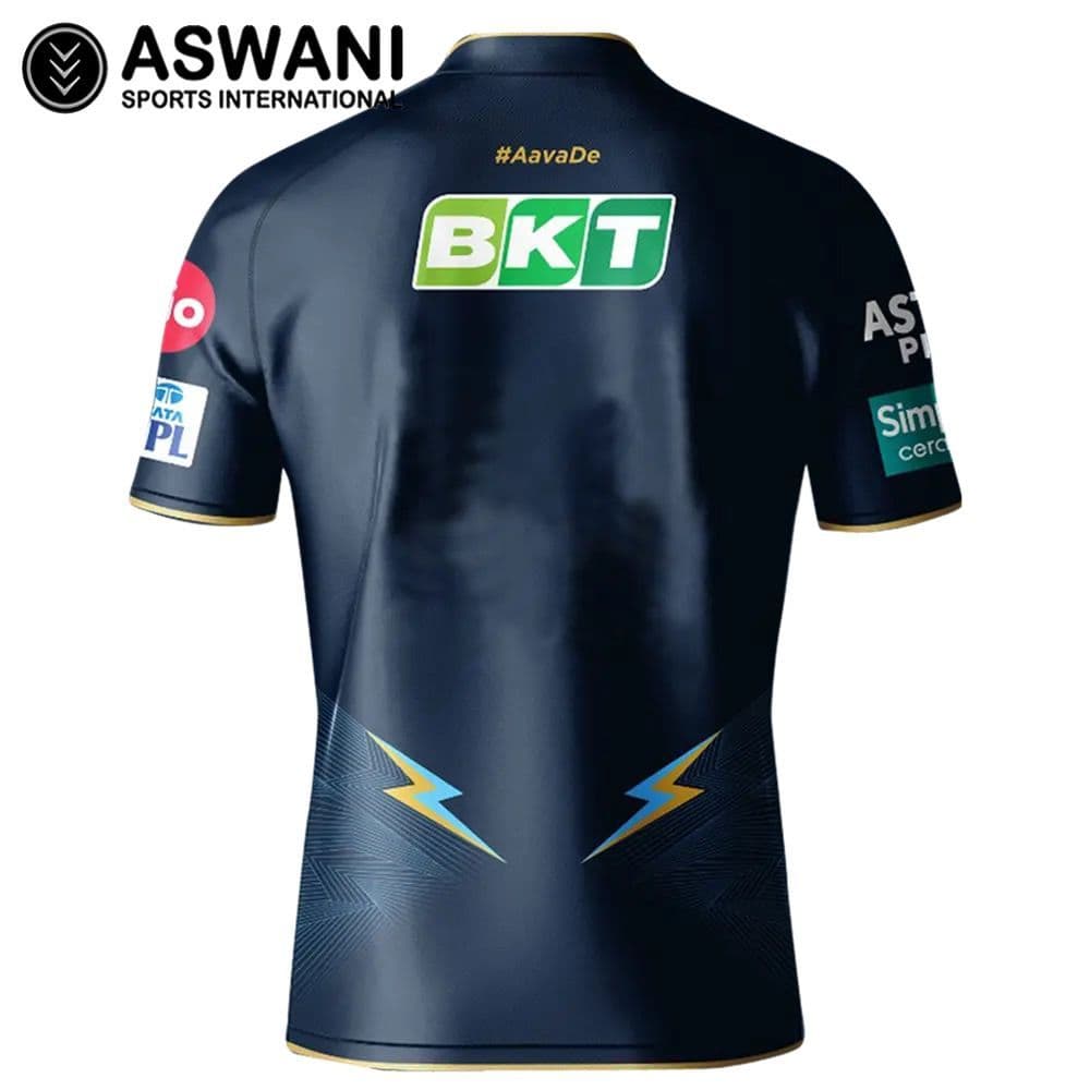 Gujarat Titans Match Jersey GT Mens Player Edition Shirt Tata IPL 2023