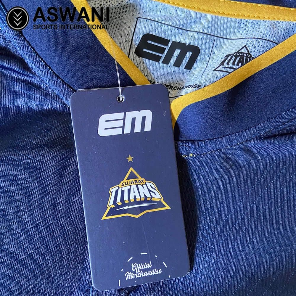 Gujarat Titans Match Jersey GT Mens Player Edition Shirt Tata IPL 2023