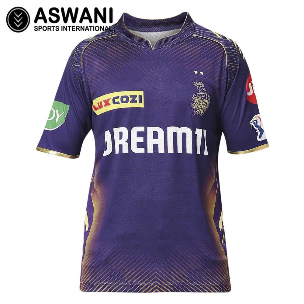 Kolkata Knight Riders Match Jersey KKR Mens Player Edition Shirt Tata ...