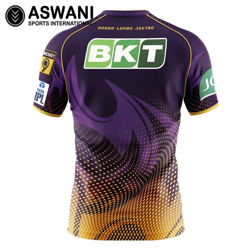 Kolkata Knight Riders Match Jersey KKR Replica Edition Shirt Tata IPL 2023