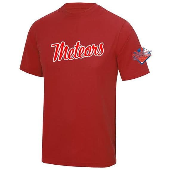 Meteors Softball GBFL Shirt Red