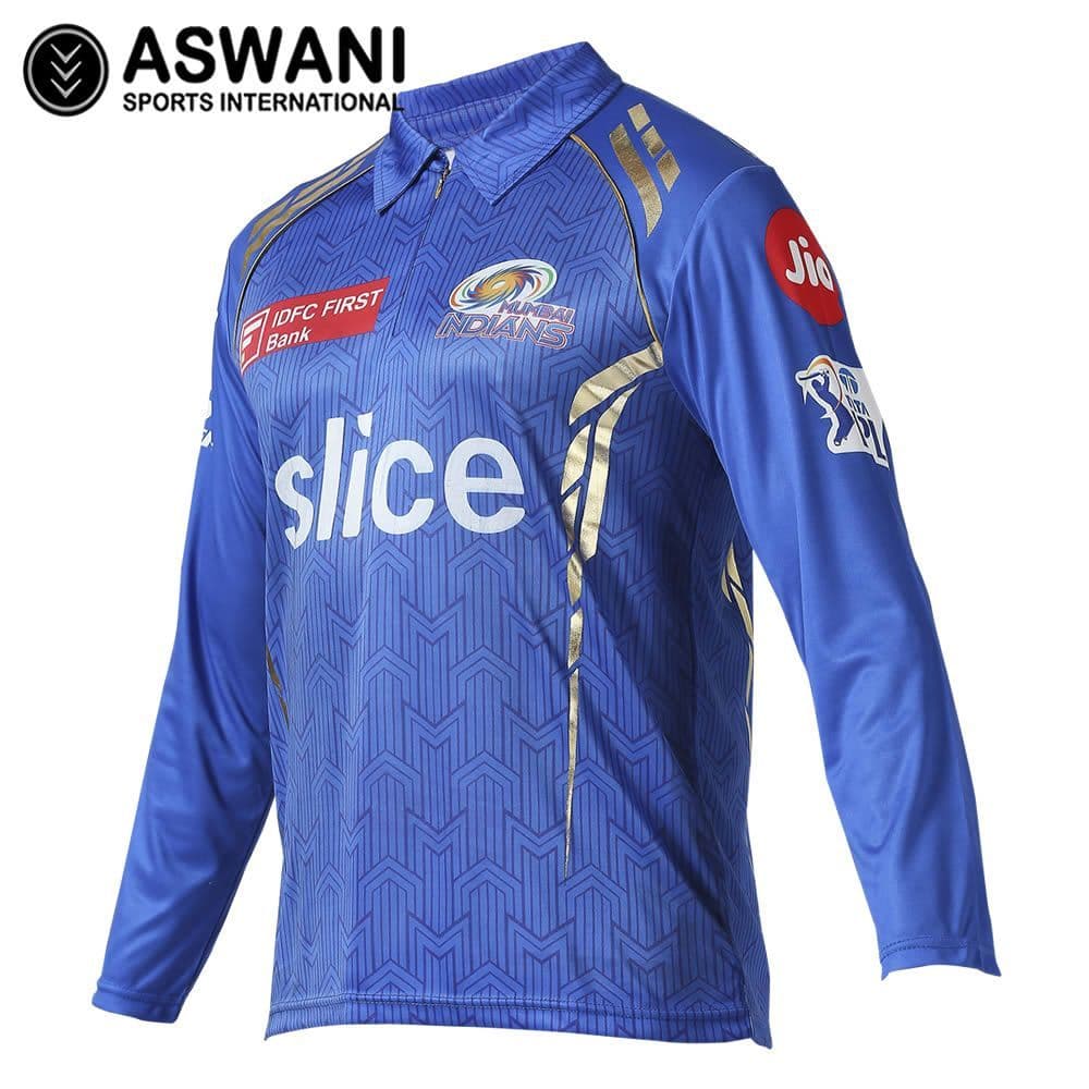Mumbai Indians Match Jersey MI Mens Player Edition Shirt Tata IPL 2024 ...