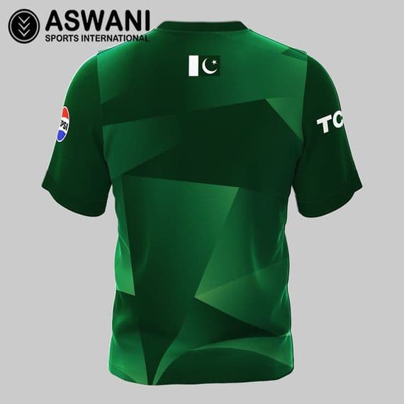 Pakistan Cricket Match Jersey Matrix T20 World Cup Playing Shirt 2024