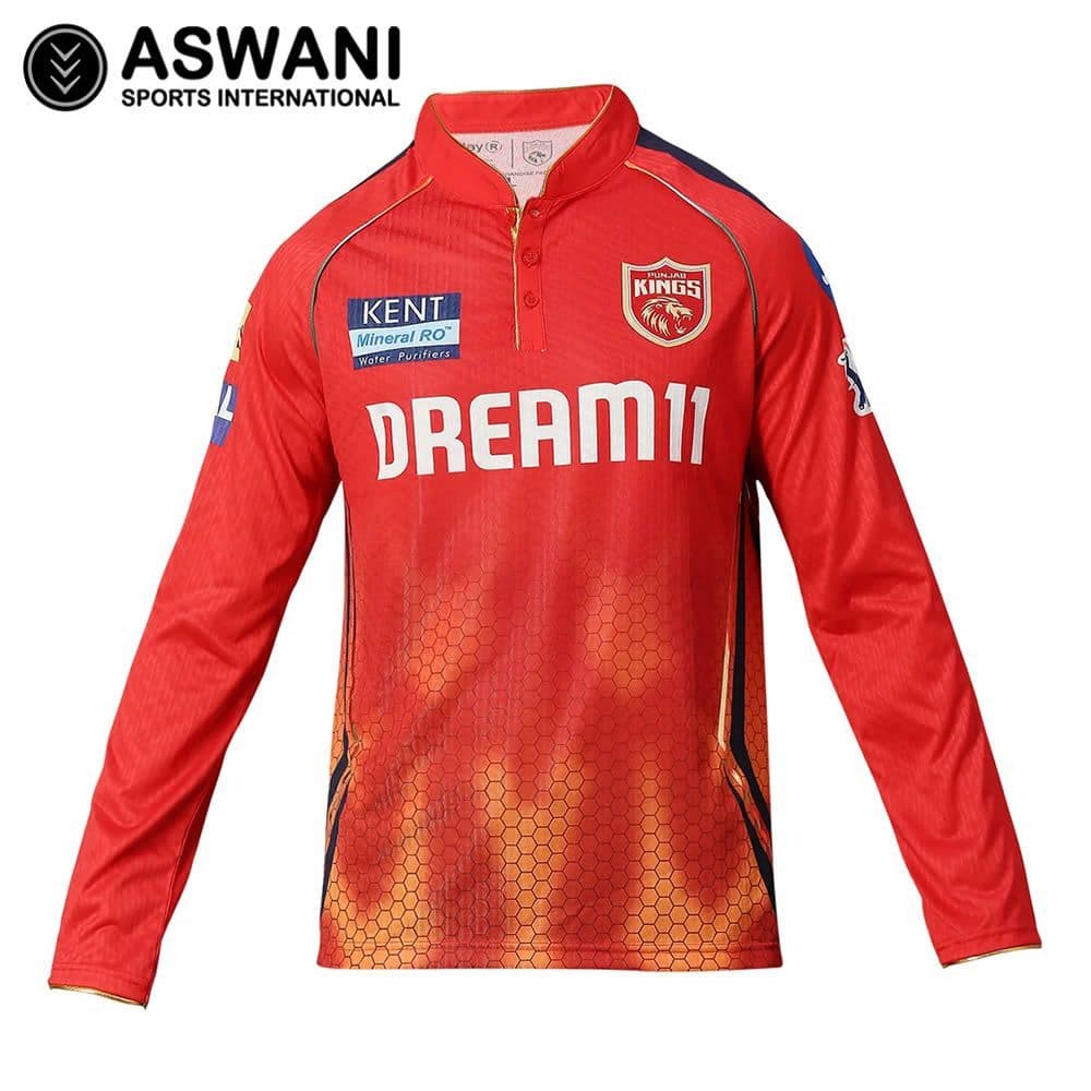 Punjab Kings Match Jersey PBKS Mens Player Edition Shirt Tata IPL 2024 ...